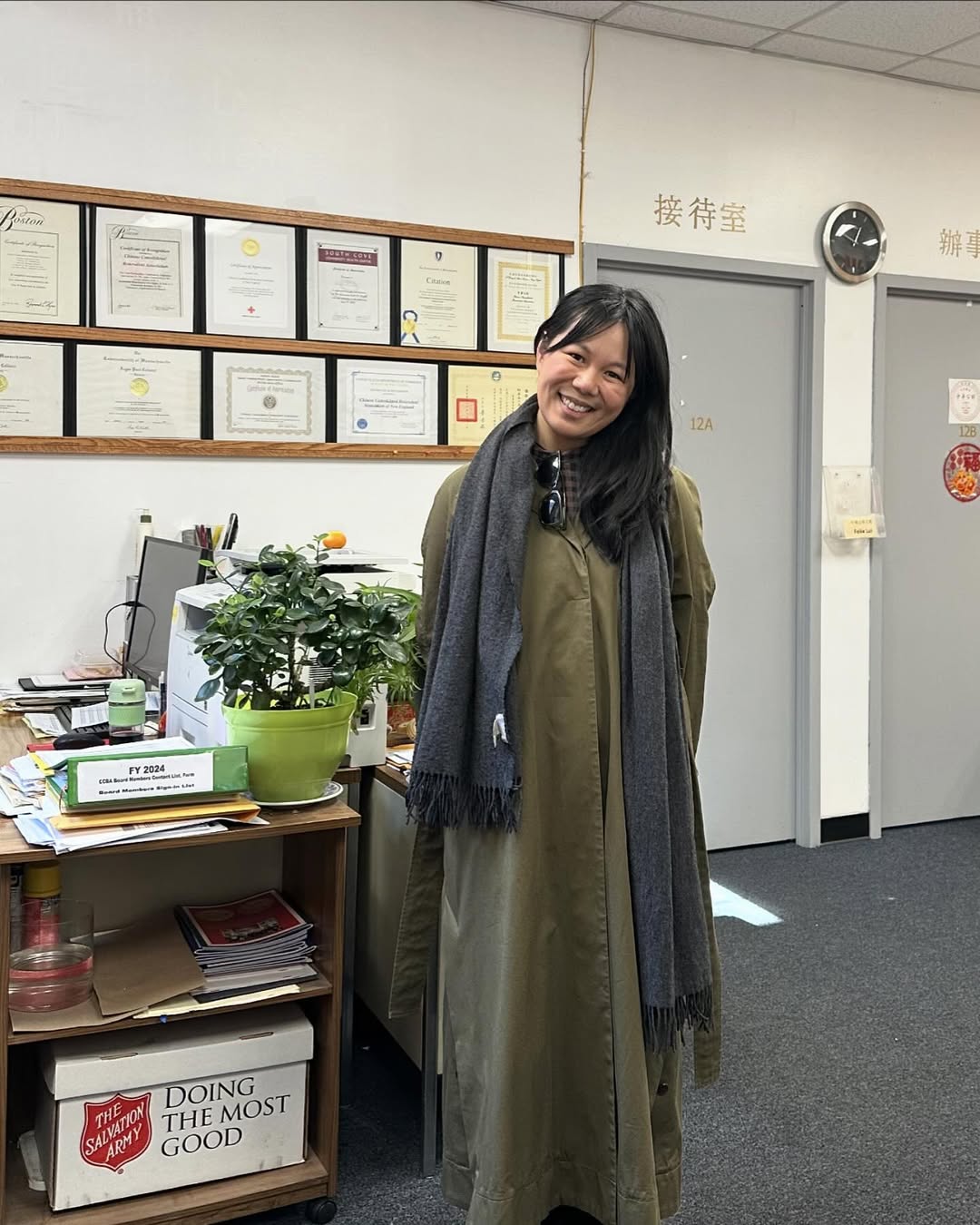 Giving a Boston Chinatown tour for the international “Chinatown Project ...